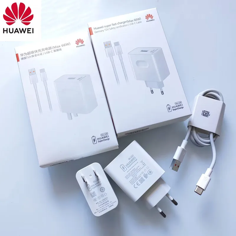 EU-US-Plug-Original-Huawei-66W-SuperCharge-Fast-Charger-Power-Adapter ...