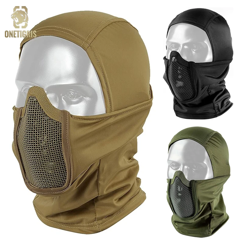 ONETIGRIS-Balaclava-Mesh-Mask-Ninja-Tactical-Mask-with-Full-Face ...