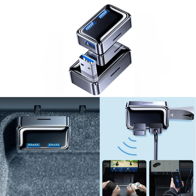 For-Tesla-Model-3-Y-Glove-Box-USB-Hub-Ports-Model3-2023-2022-Glovebox ...