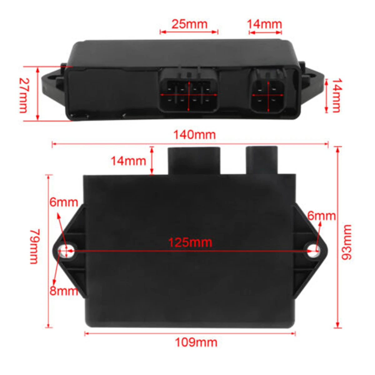 CDI Box Ignition for Yamaha YFM 350 Raptor 2004 2013 Warrior 2002 2004 ...