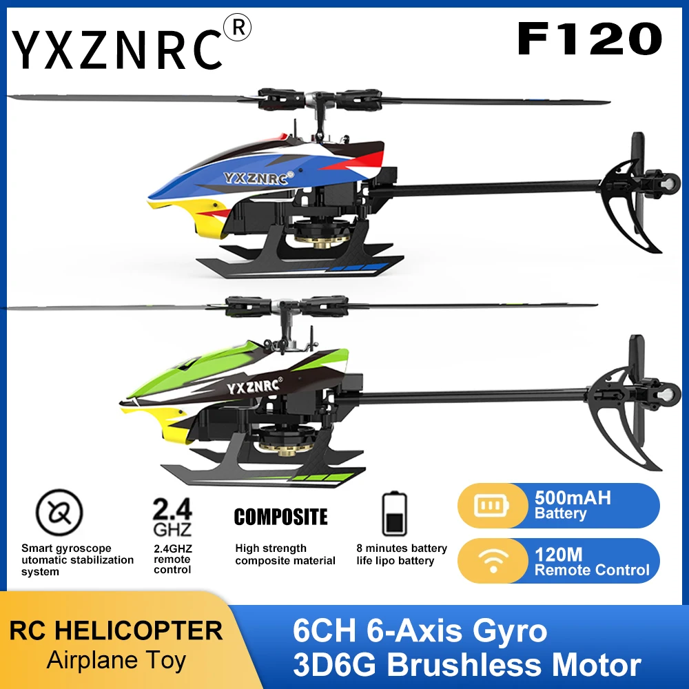 YXZNRC-F120-RC-Helicopter-2-4G-6CH-6-Axis-Gyro-3D6G-Direct-Drive ...