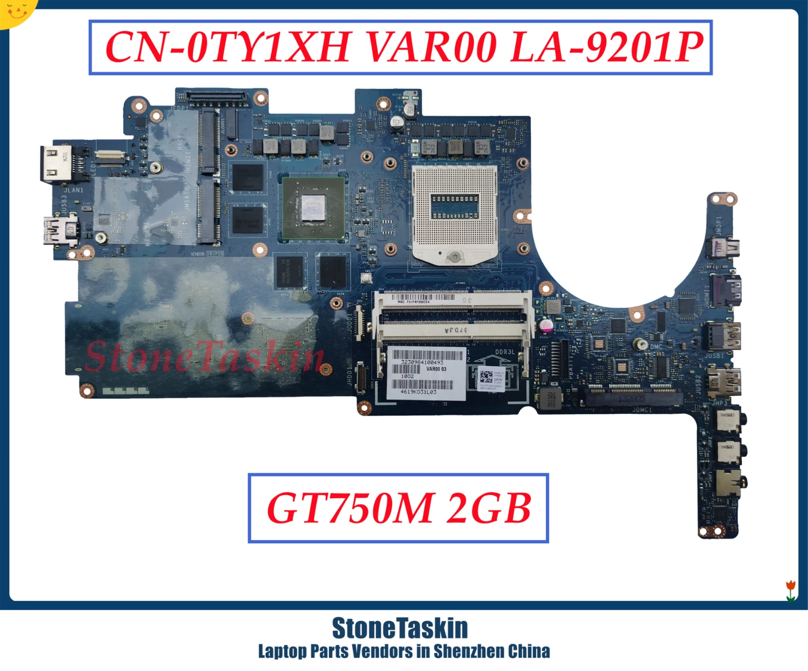 StoneTaskin LA 9201P For dell Alienware 14 M14X R3 Laptop Notebook ...