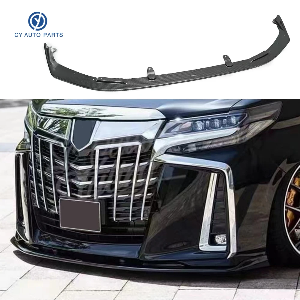 Carbon-Fiber-Front-Bumper-Splitter-Lip-Diffuser-Guard-Deflector-Lips ...