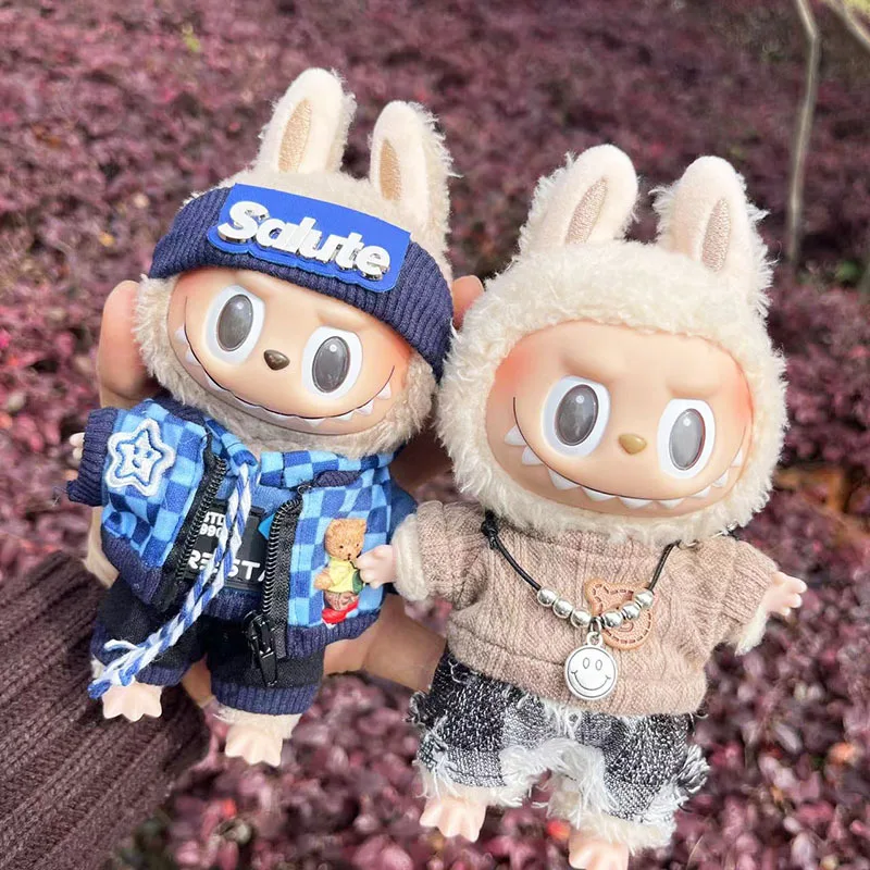 Only-Clothes-Labubu-17cm-Cartoon-Baby-Clothes-Pendant-Box-Labubu ...