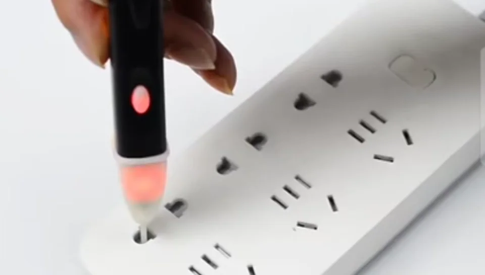 Non-Contact AC Voltage Tester Pen with LED Light, 90-1000V Voltage ...