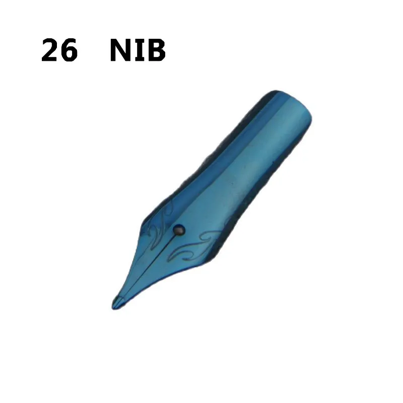 26mm Naginata Nib Hooded Nib Handmade Grinding Tip Oxide blue Handmade ...