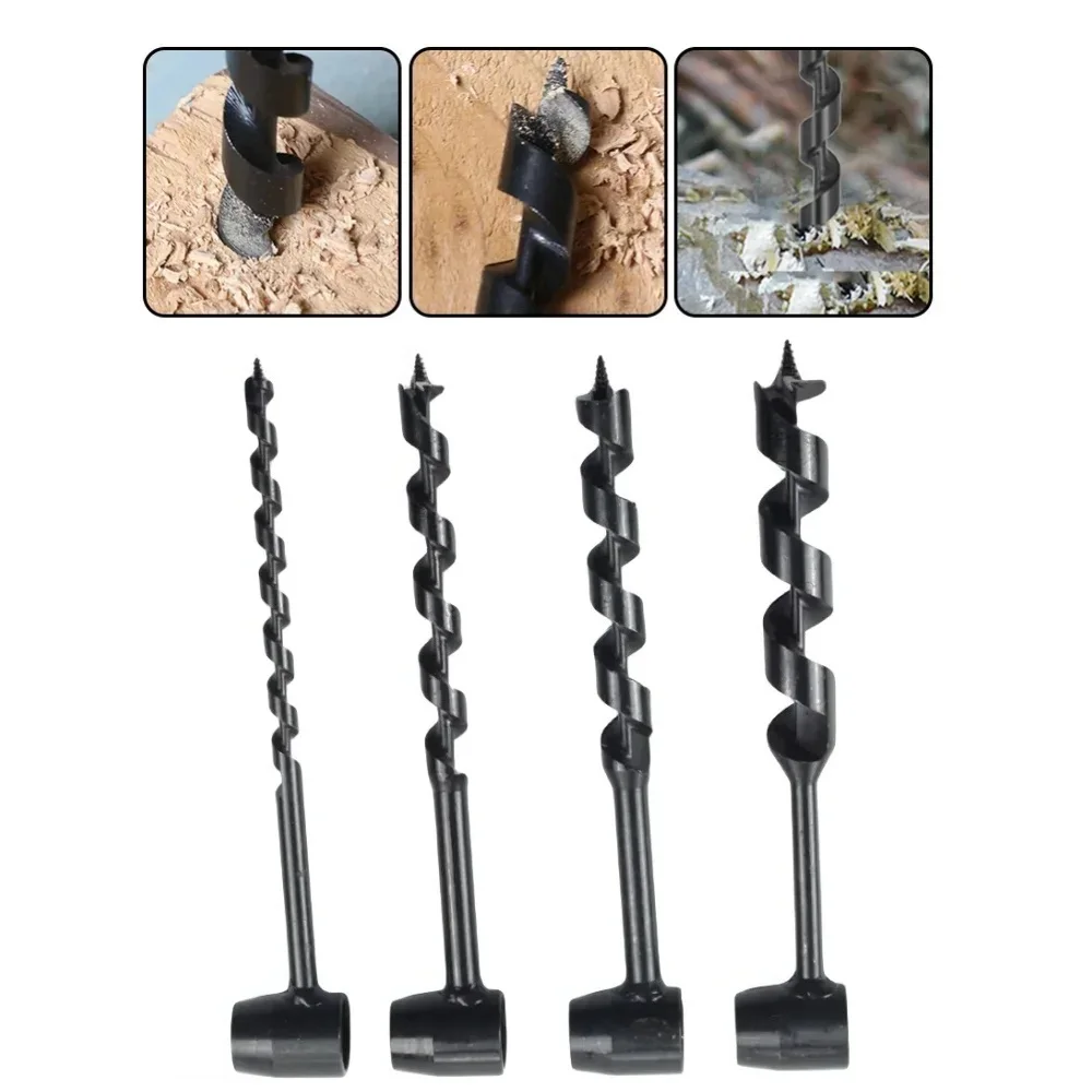 Bushcraft Outdoor Survival Hand Drill Carbon Steel Manual Auger Drill ...