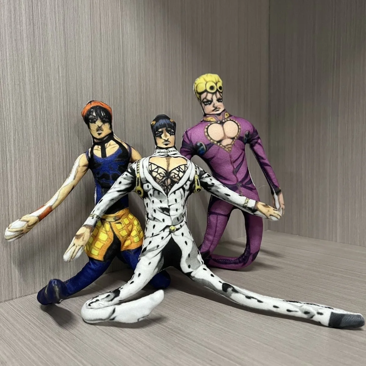 Anime jojo Giorno Giovanna Kujo Jotaro Cosplay Plush Stuffed Dolls ...