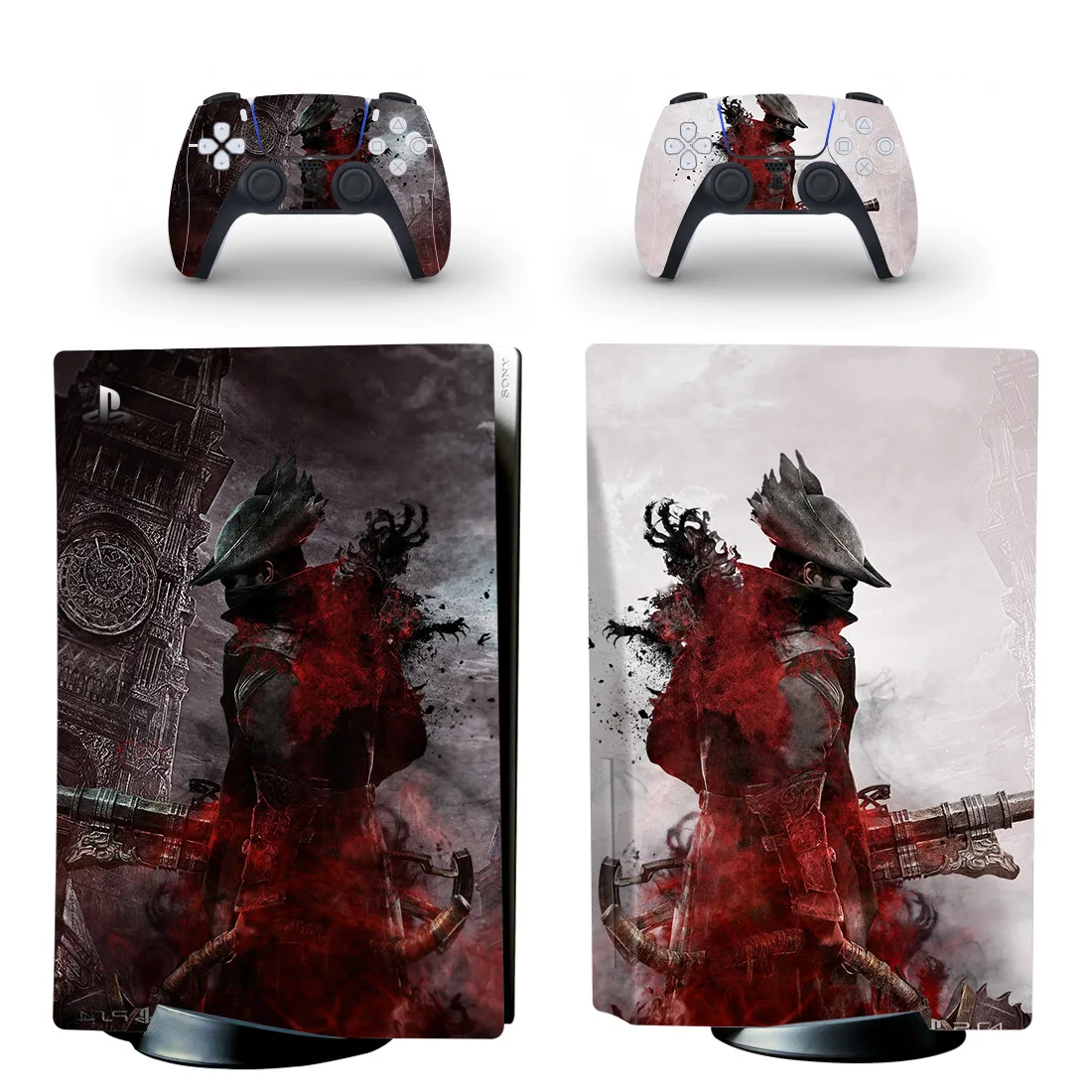 Bloodborne-pegatina-de-piel-de-disco-para-PS5-Protector-de-vinilo-para ...