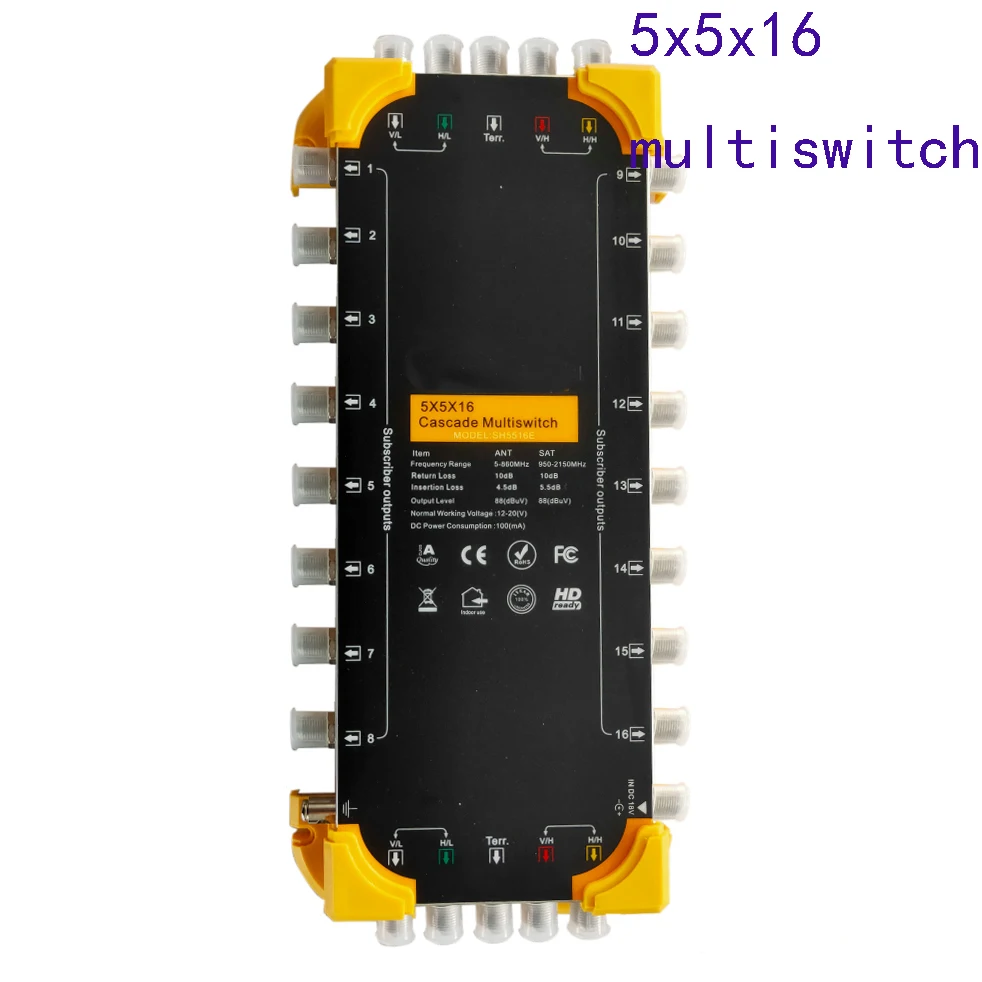 Frete-gr-tis-5x5x16-multi-interruptor-MULTISWITCHE-SAT-LITE-interruptor ...