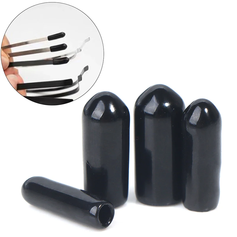 200pcs 3-6mm Rubber Round End Cap Cover For Pipe Screw Thread Protector ...