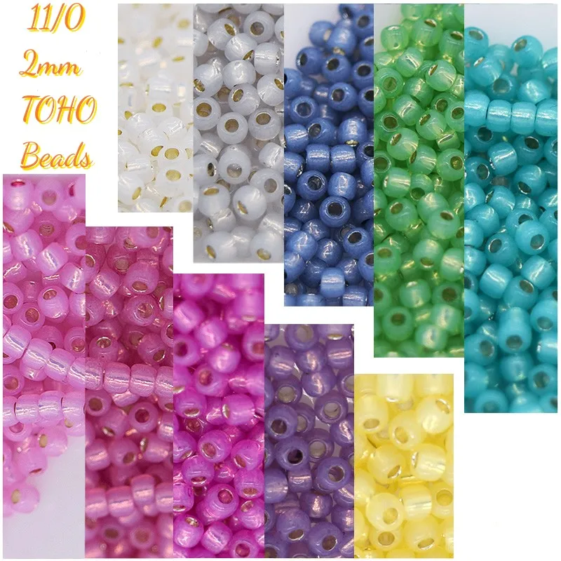 TOHO Round Glass Beads 11/0 2mm Japan Imported Hand-Woven Beads DIY ...