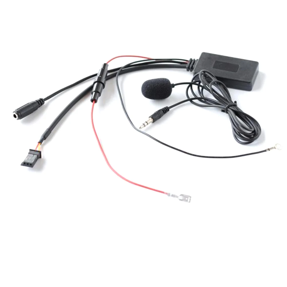 Biurlink Car Stereo Audio Microphone MIC Adapter Bluetooth Aux Cable ...