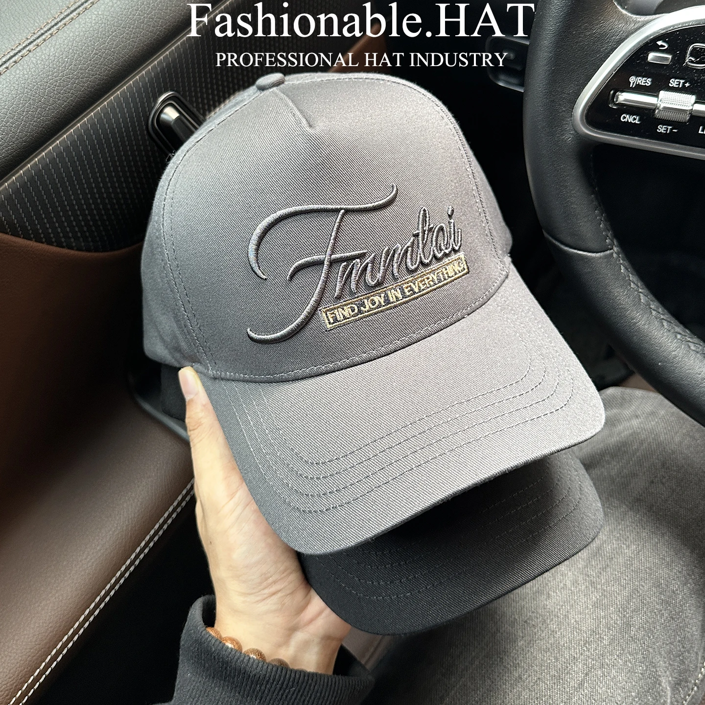 Casual Faionable High Top Baseball Cap Men's Embroidered Briti Sle Hat ...