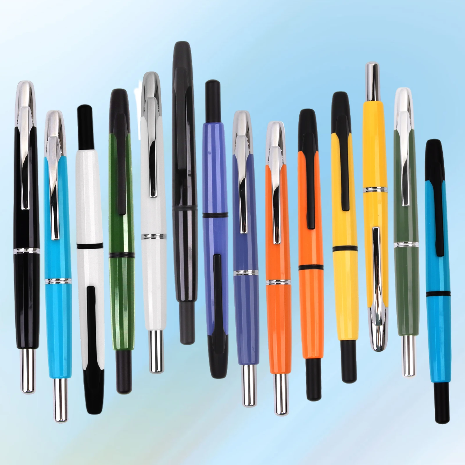 MAJOHN-A2-Retractable-Fountain-Pen-EF-0-4mm-Nibs-writing-Ink-Pens-with ...