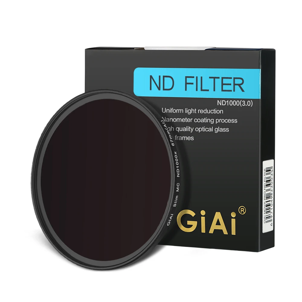 GiAi-Camera-ND-Filter-ND1000-37mm-95mm-Neutral-Density-Filter-with-Nano ...