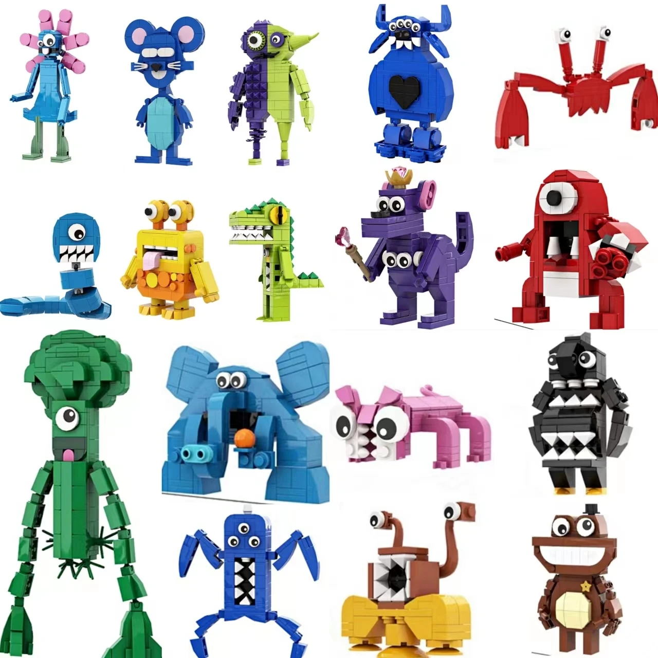 9pcs Garden Of Banban Building Block Banban Brick Garten Of Banban ...