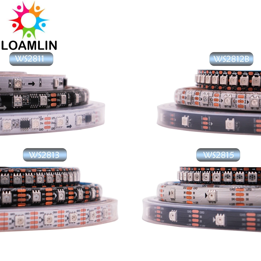Ws2812b Ws2811 Ws2813 Ws2815 Pixel Smart 5050 Rgb Led Strip Light ...
