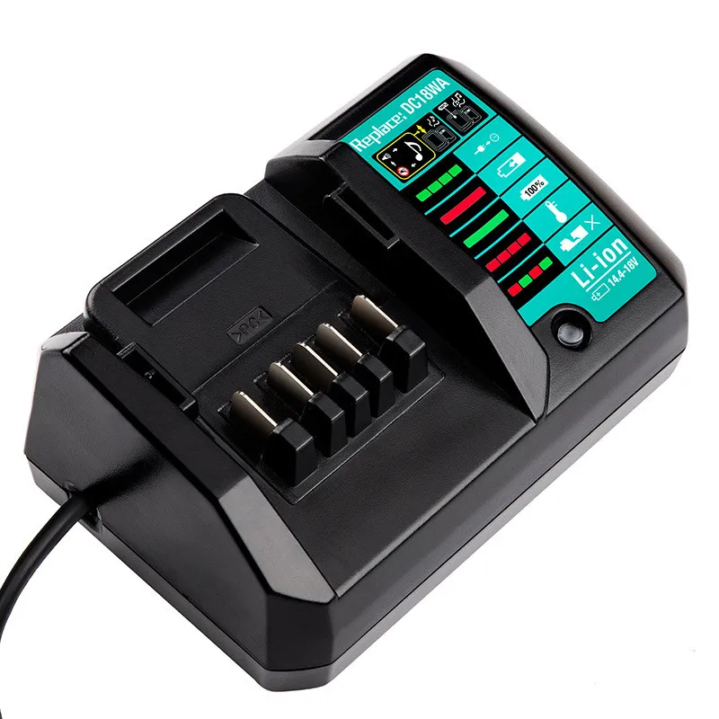 For Makita 14.4V-18V Li-Ion Battery Charger DC18WA Rechargeable Power Tool 100V-240V Lithium ...