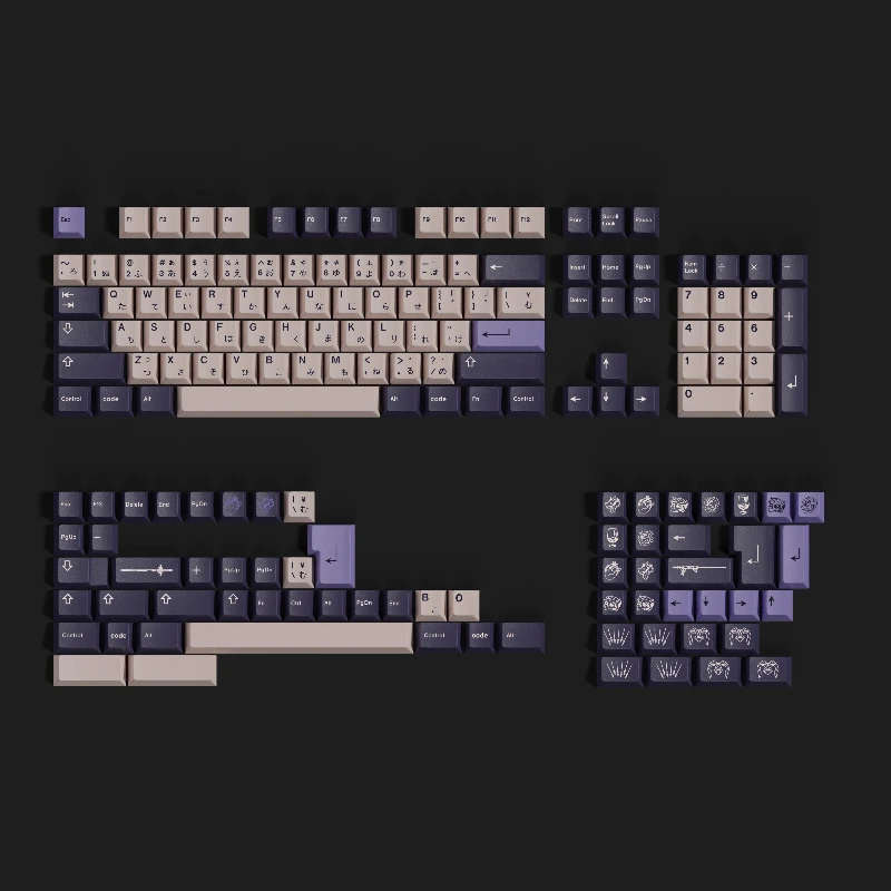 GMK Dragon Witch Themed Keycaps Set PBT Sublimation Cherry Profile ...