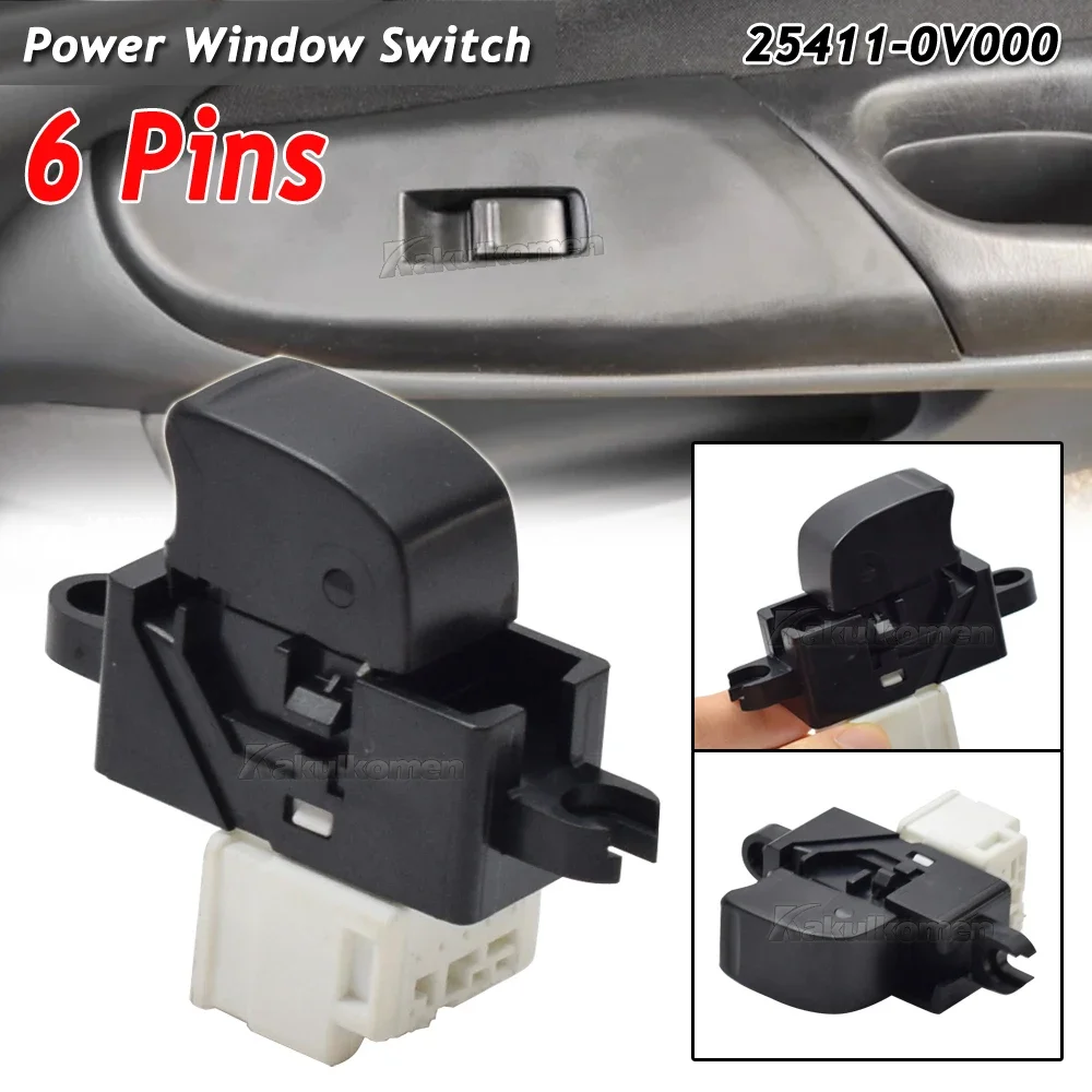 Power Window Regulator Assist Switch For Nissan Pathfinder X-Trail T30 ...