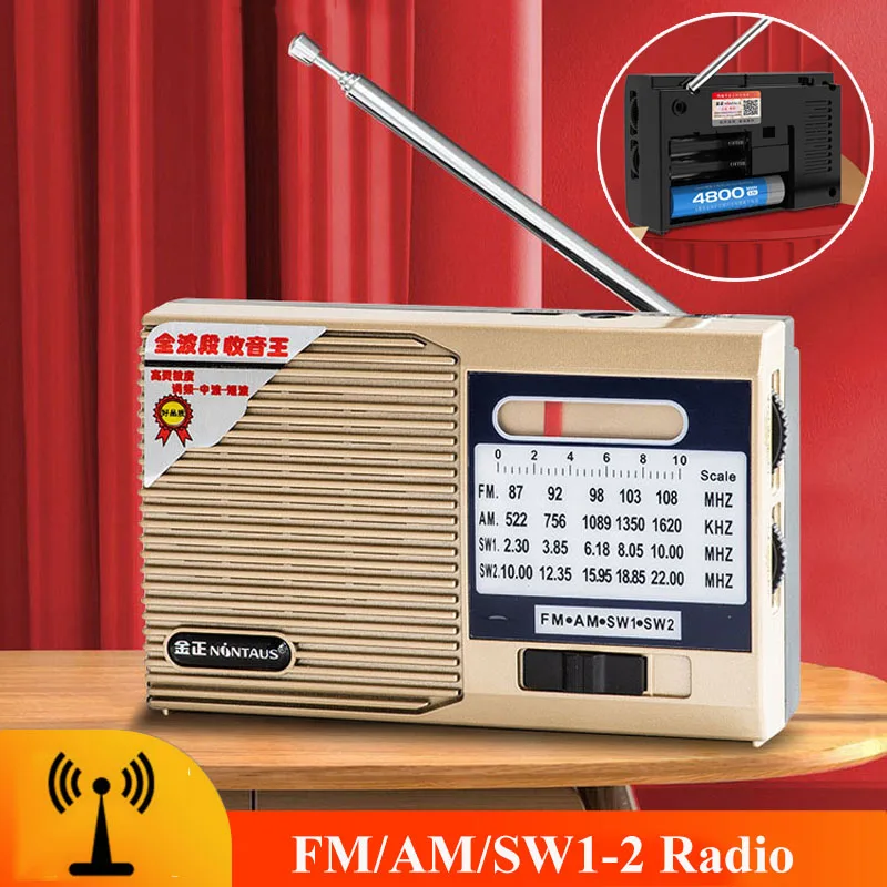 Mini-Portable-FM-AM-SW-Radio-Stable-Signal-Full-Band-Radios-Receiver ...