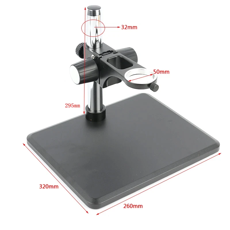 Microscope Monocular Stand Holder 50MM Adjustment Lift Bracket Arms ...