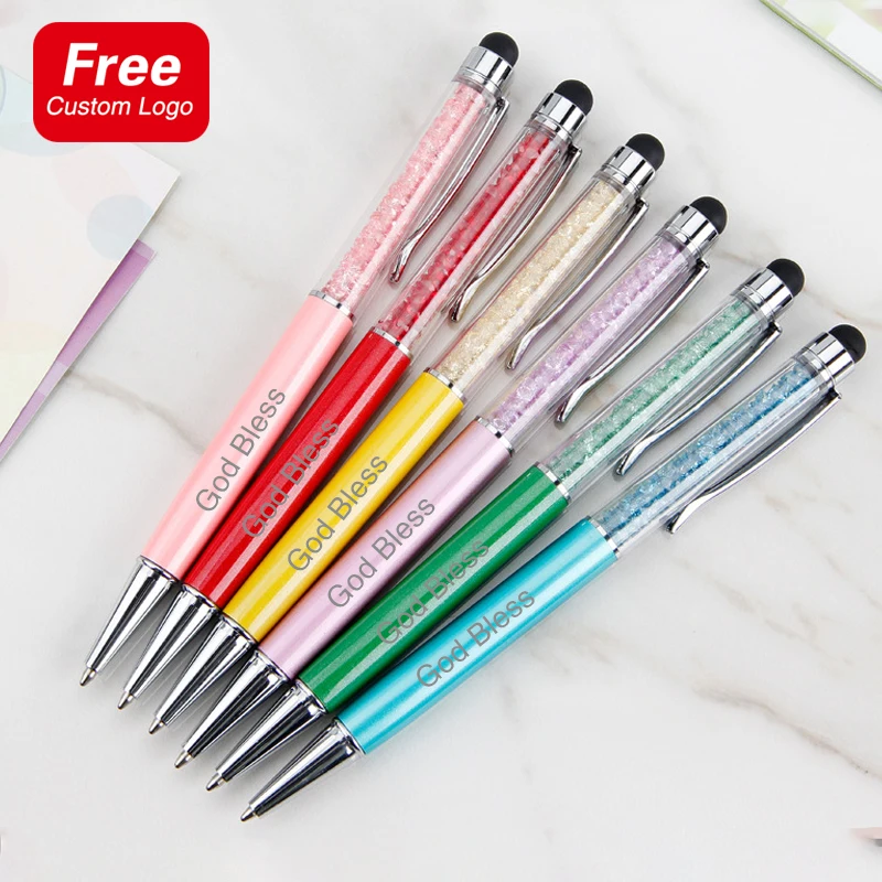 Metal-Simple-Ballpoint-Pen-Creative-Cute-Gel-Pen-Mobile-Phone-Touch-Pen ...