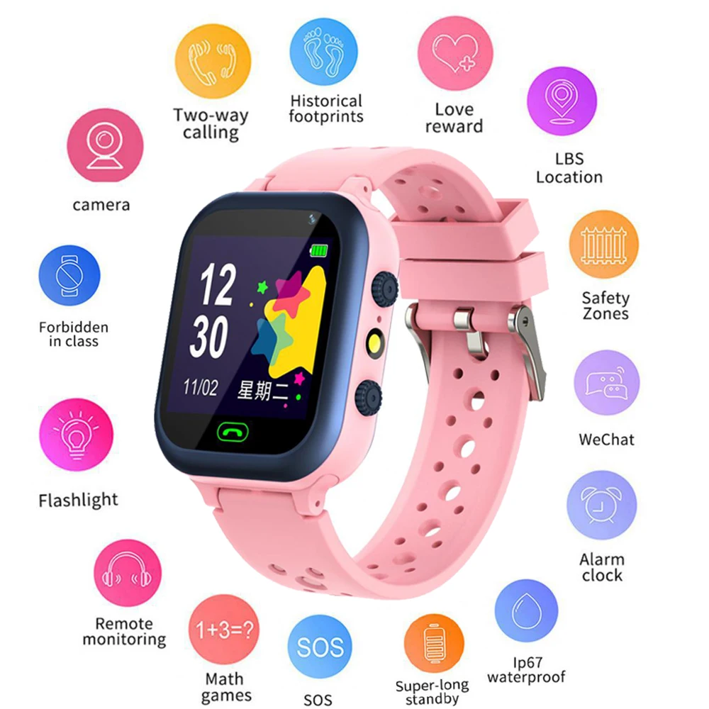 Kids-Multifunctional-Smart-Watch-Long-Battery-Life-Girls-Boys ...