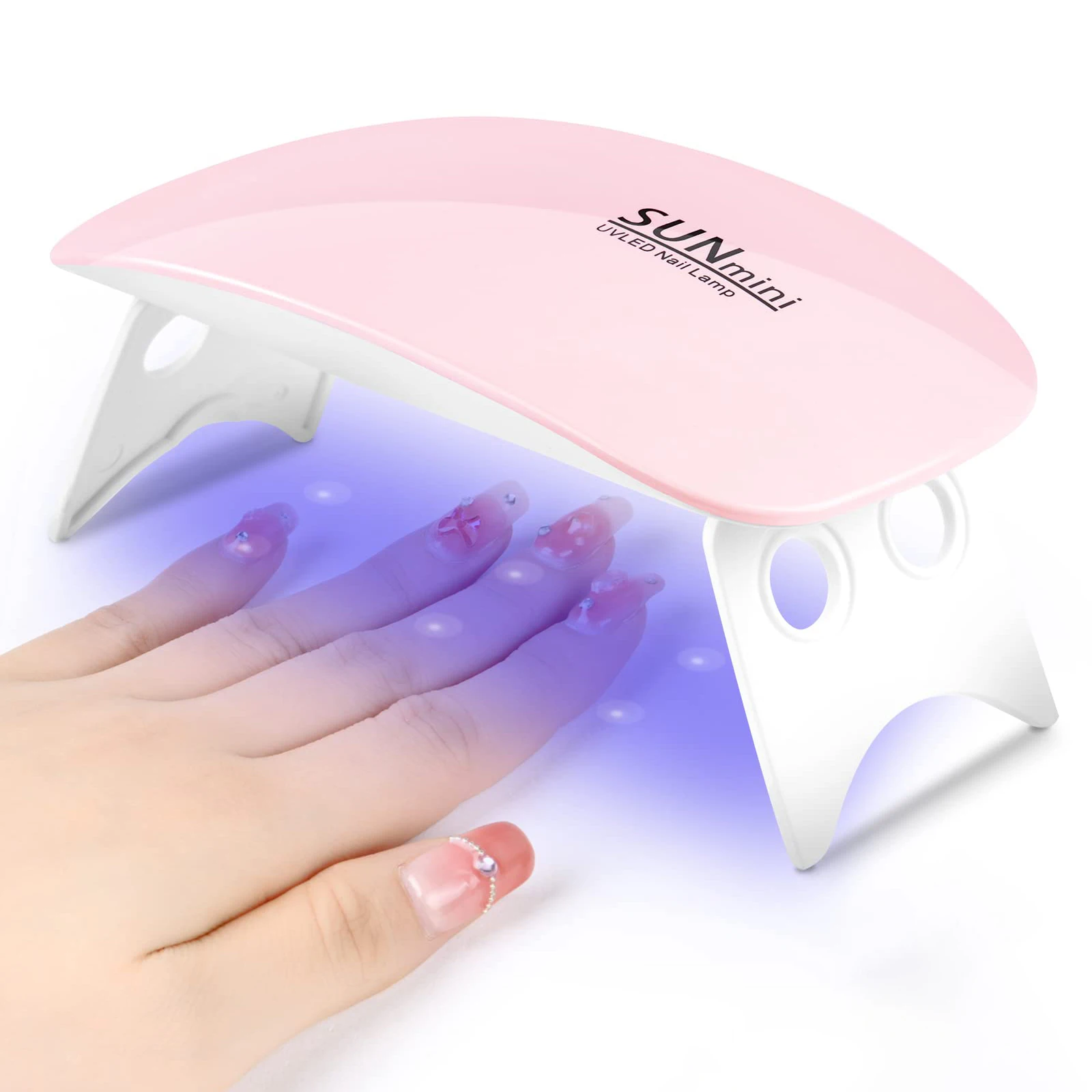 YIKOOLIN-Mini-Nail-Lamp-UV-LED-Nail-Lamp-Polish-Poly-Nail-Gel-60s-120s ...