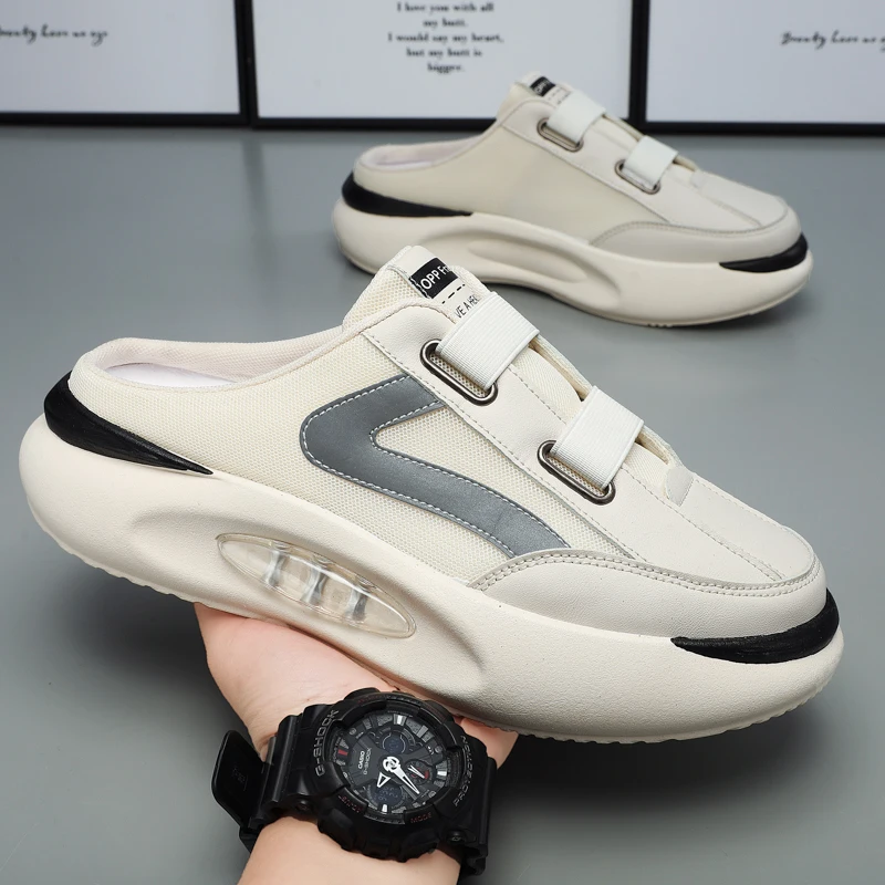 Men-Lazy-Slippers-Slides-Indoor-Outdoor-Sandals-Men-Non-slip-Thick ...