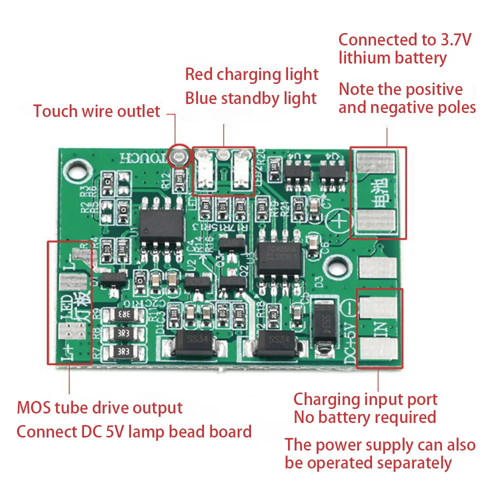 DC-LED-with-charging-protection-touch-dimming-lamp-control-panel-5V-DIY ...