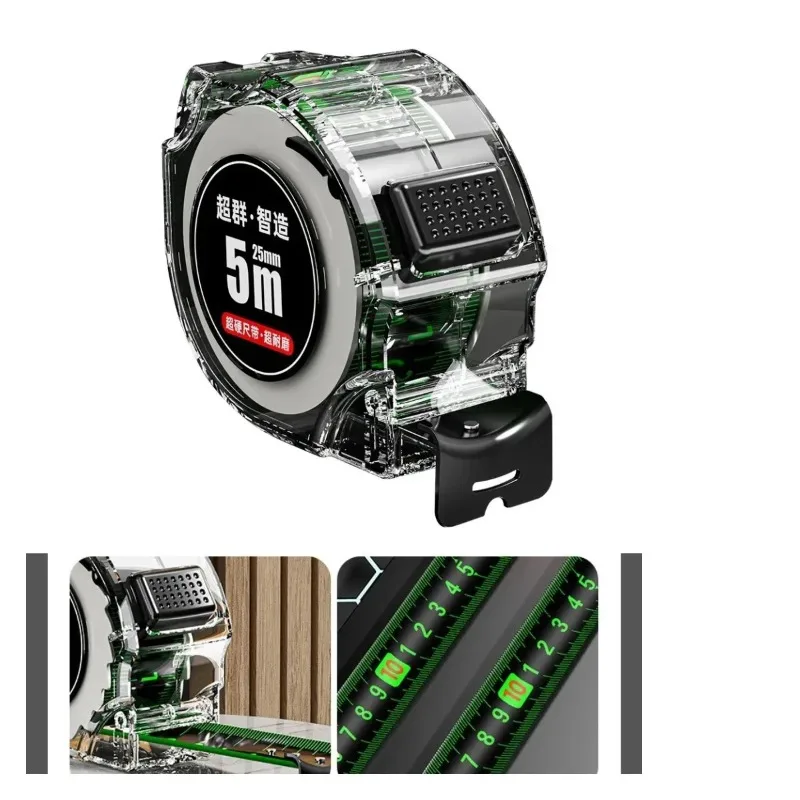 Self-Locking-Fluorescent-Steel-Tape-Measure-High-Precision-Laser-Inkjet ...