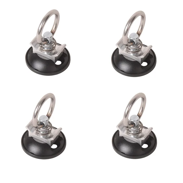 Round Ring Anchors 4-Piece Motorcycle Tie Down Anchor Kit | Round Track ...