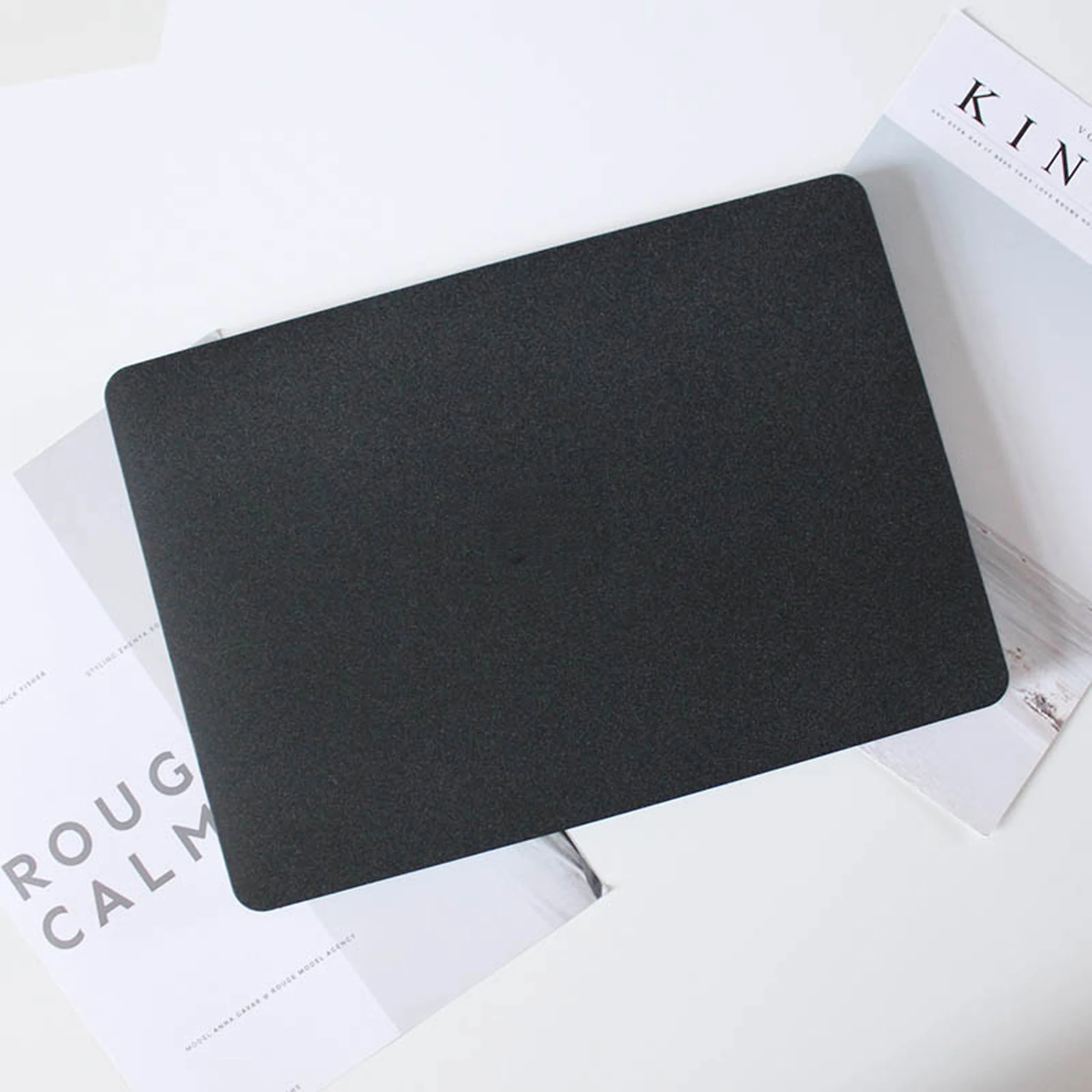 Luxury Matte Black MacBook Case, Solid Laptop Case for MacBook Air 13 ...