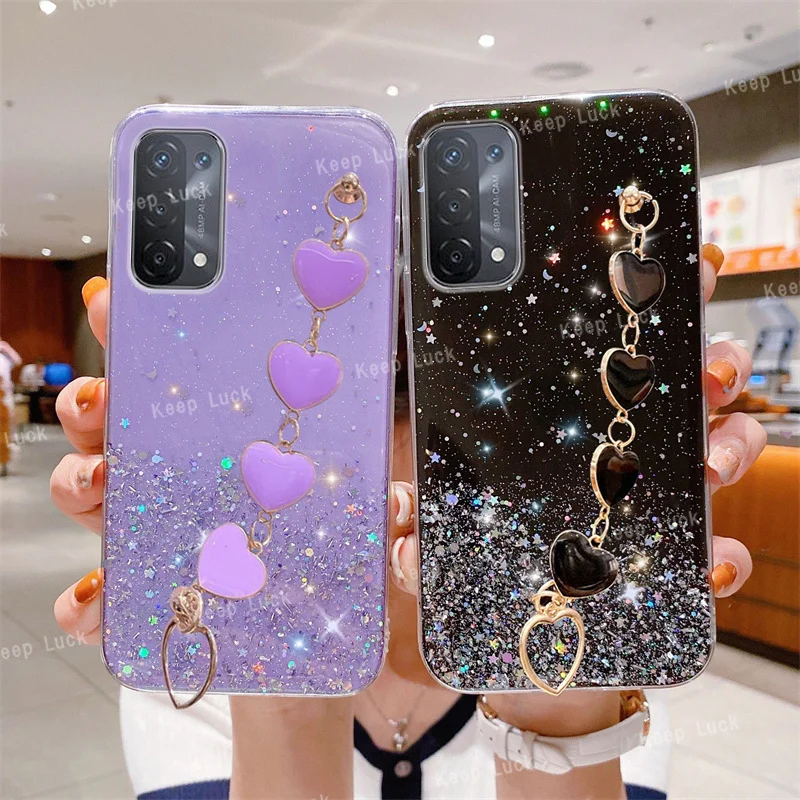 Love-Heart-Wrist-Chain-Phone-Case-For-vivo-Y33S-Y20-Y11-Y11S-Y12-Y15S ...