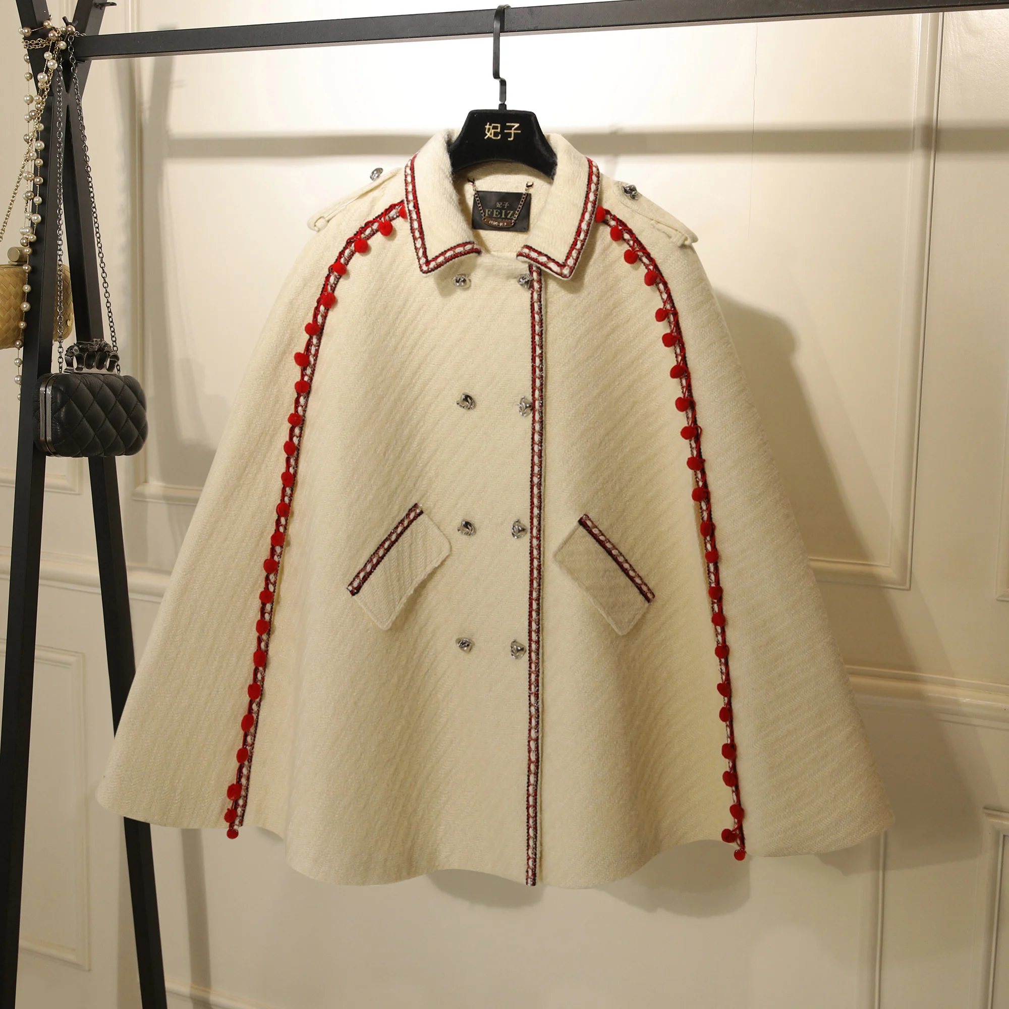 FEIZI-Princess-Light-Luxury-Little-Pose-Little-Fragrant-Wind-Cloak ...