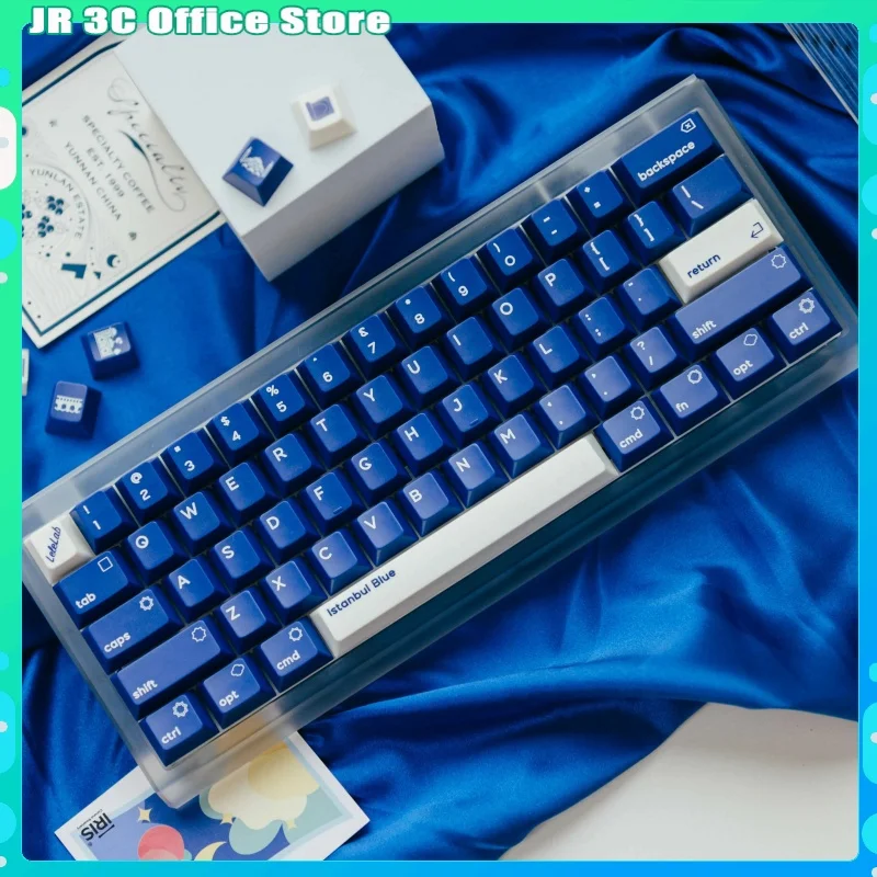LeleLab-keyboard-Mekanikal-keycap-biru-Istanbul-tutup-kunci-game-kantor ...