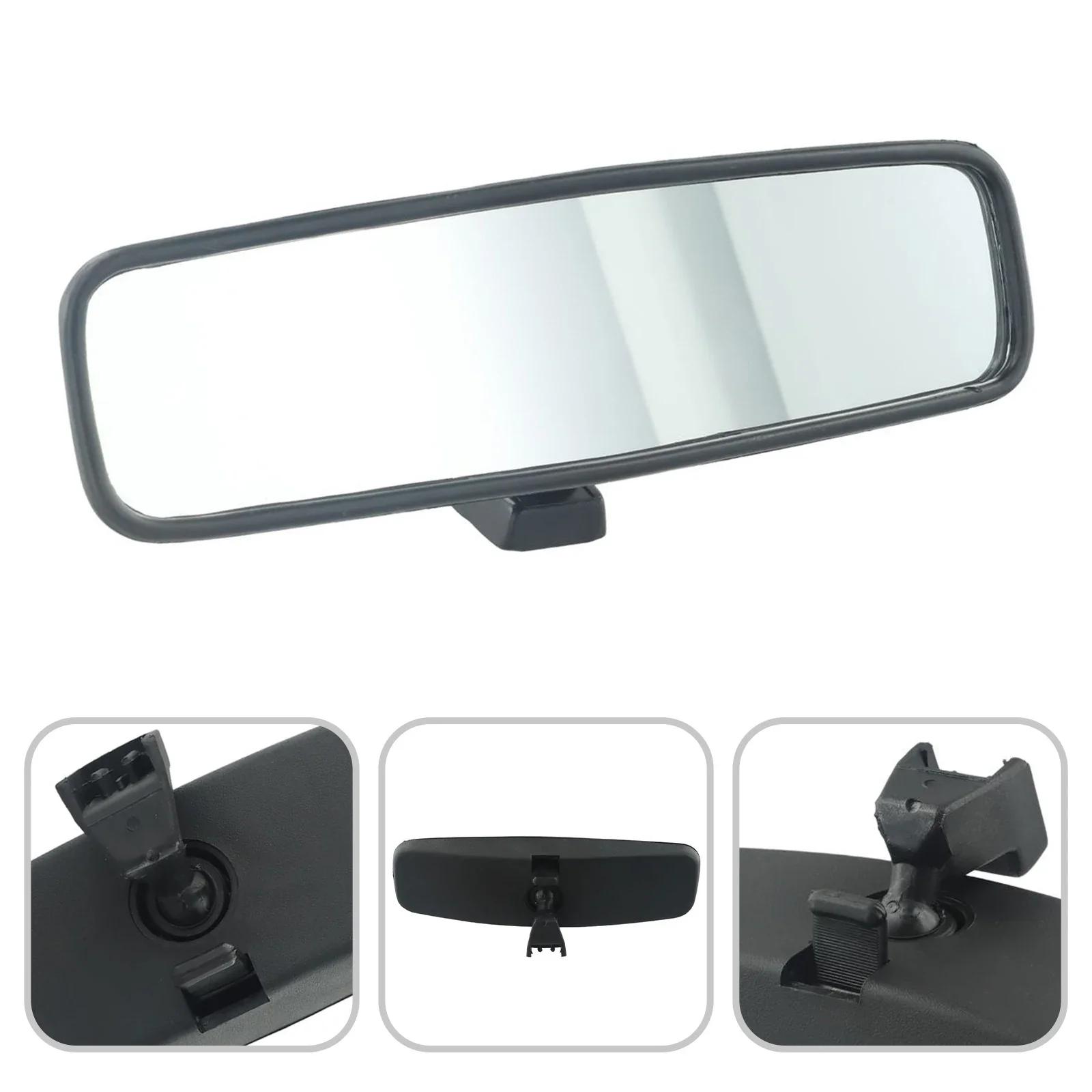 1pcs-Car-Interior-Rear-View-Mirror-Black-For-Citroen-107-C1-Berlingo ...