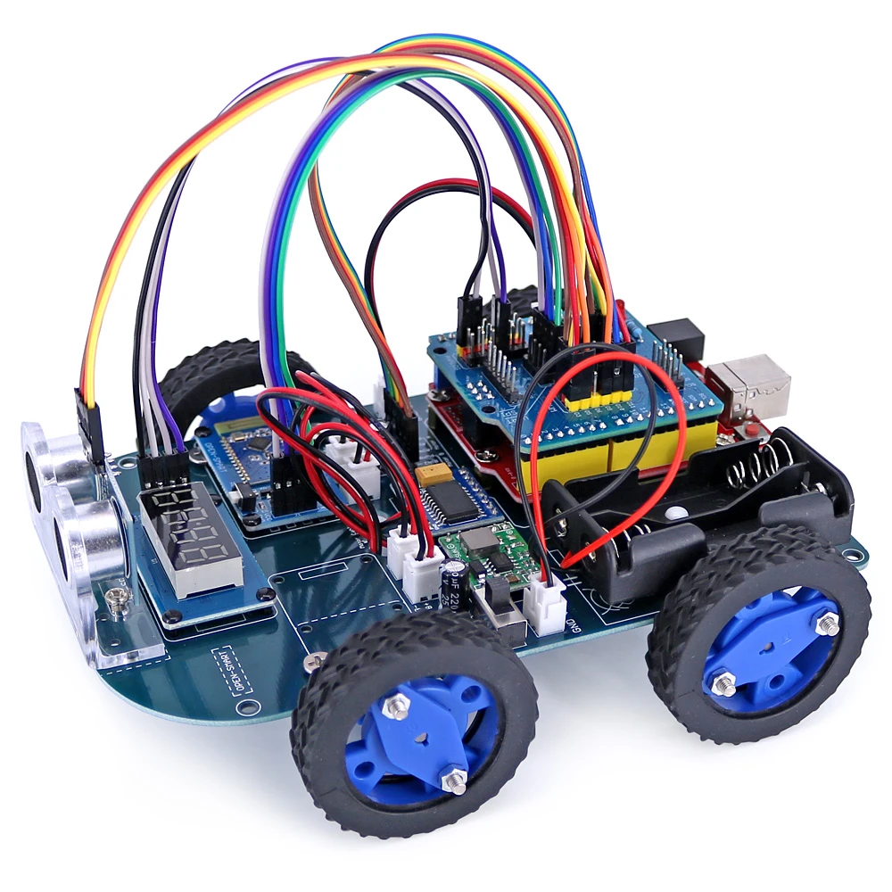 N20 Gear Motor 4wd Smart Robot Car Kit Bluetooth-compatible Control ...