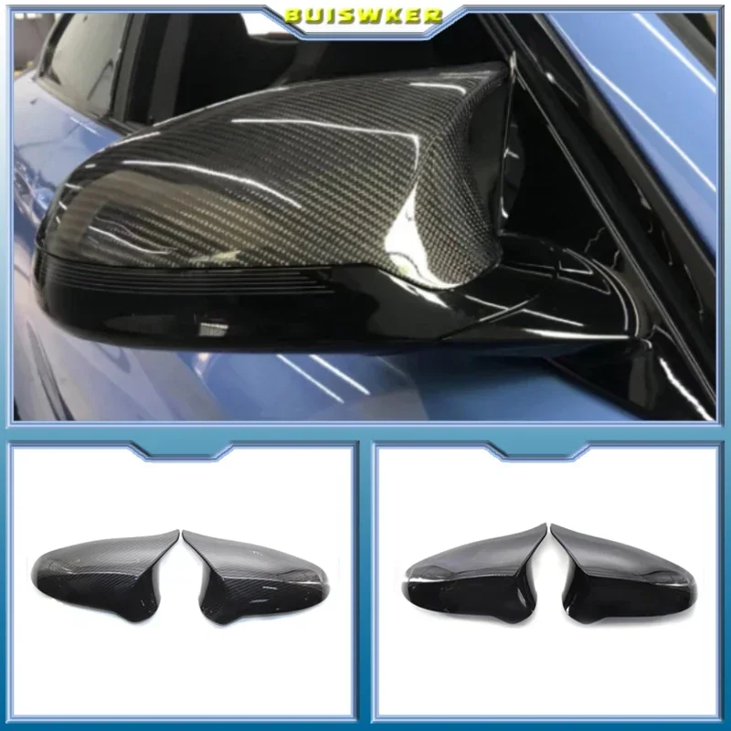 High Quality Mirror Cover Real Carbon Fiber Side Mirror Cover Cap Trim ...