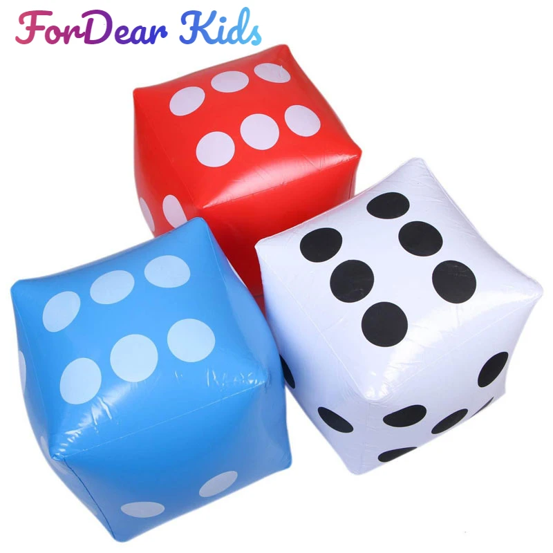 30cm-Giant-Inflatable-Dice-Beach-Garden-Party-Game-Outdoor-Children-Kid ...