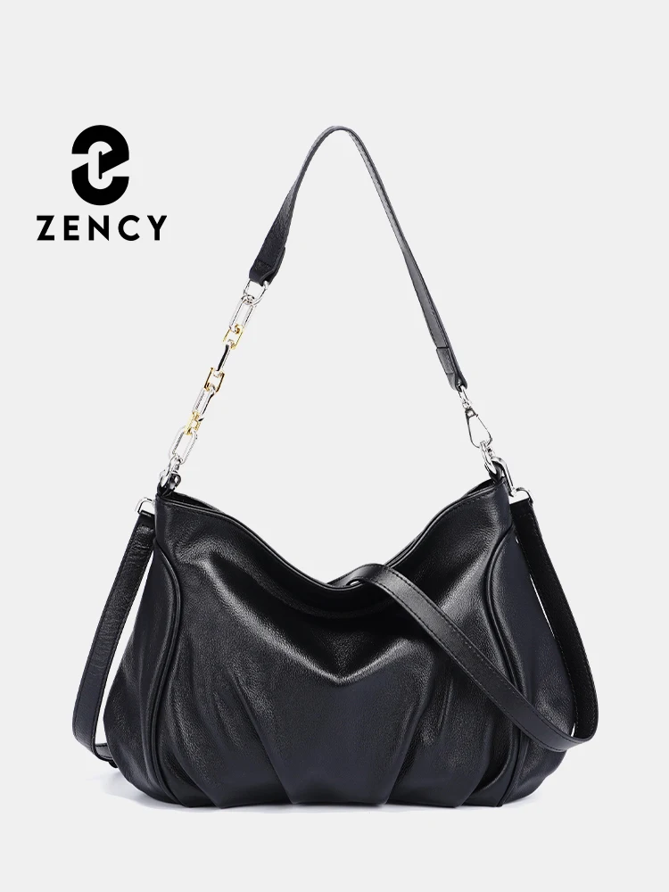 Zency-Women-Designer-Chain-Handbags-Ruched-Shoulder-Bags-For-Travel ...