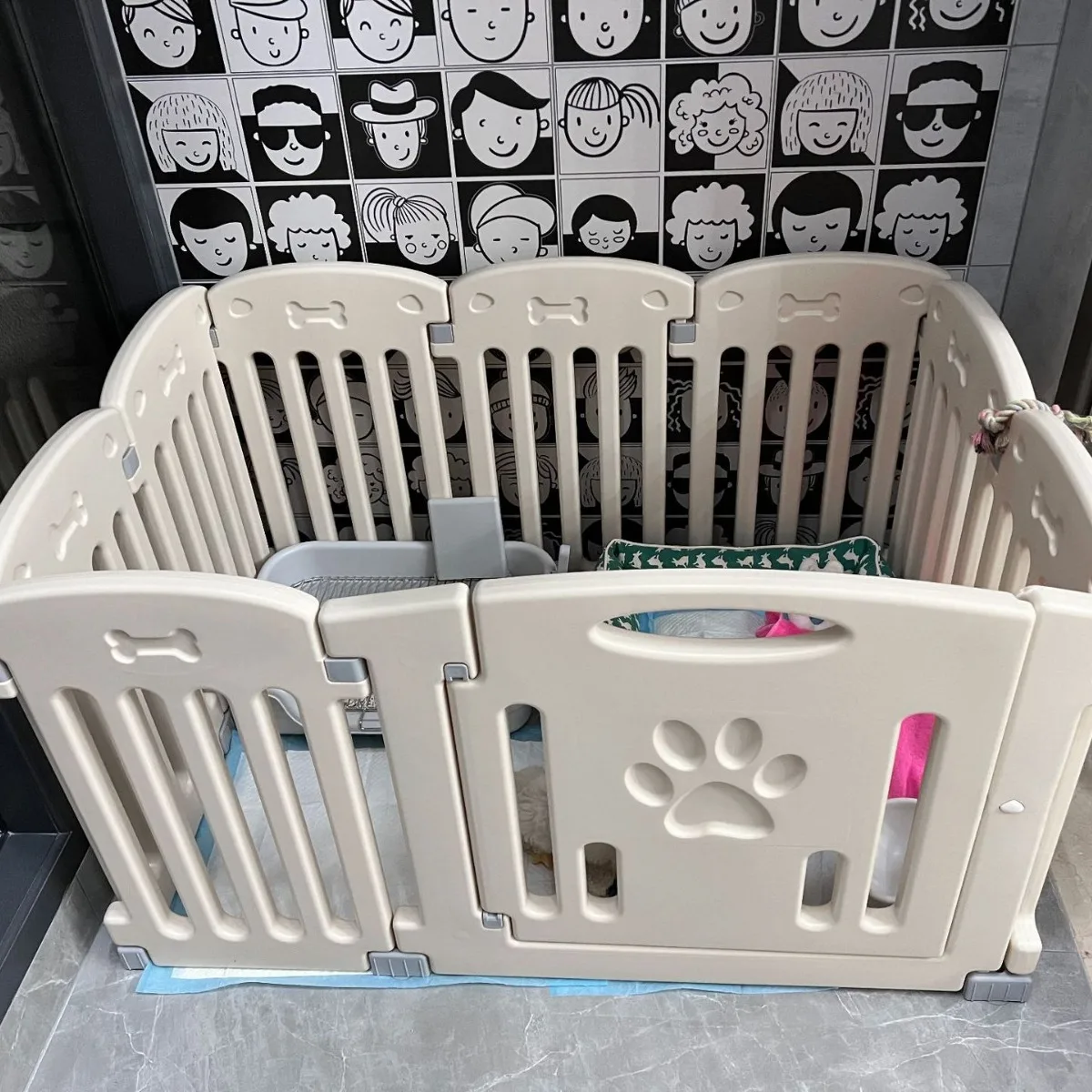 Indoor Dog Cage Small Dog Fence Indoor Enclosure Pet Fence Kennel Pet ...