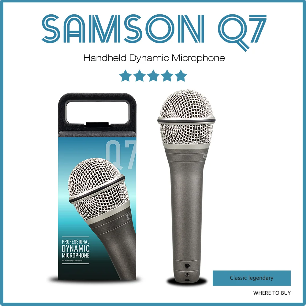 SAMSON-Q7-Microfone-Vocal-Din-mico-Instrumento-Port-til-Pick-Up-Mic ...