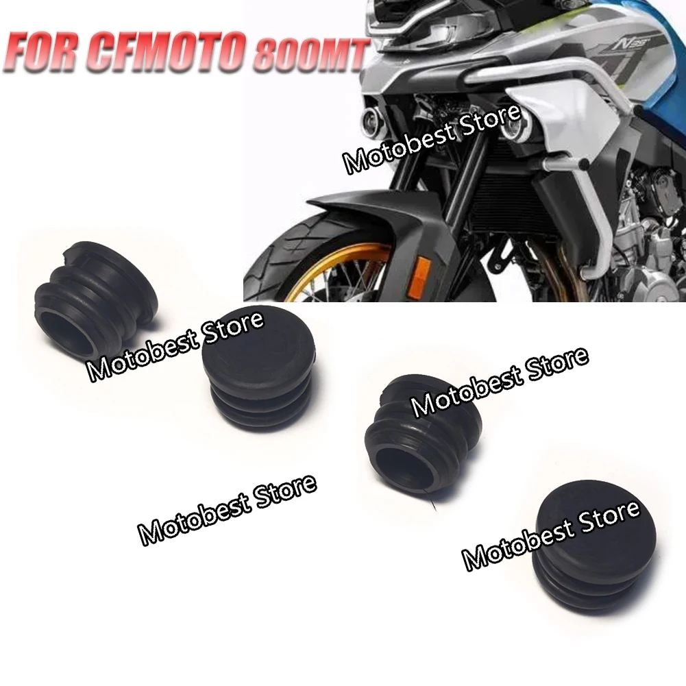 4PCS Motorcycle Frame Protection Cap Cover Bumper Trim Cover FOR CFMOTO ...