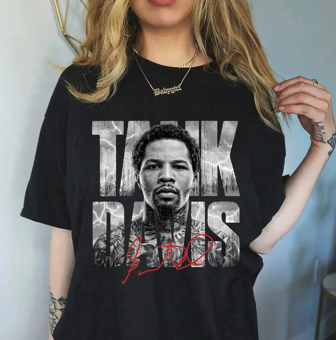 Gervonta-TANK-Davis-Vintage-Shirt-Gervonta-Davis-T-ShirtGervonta-Davis ...