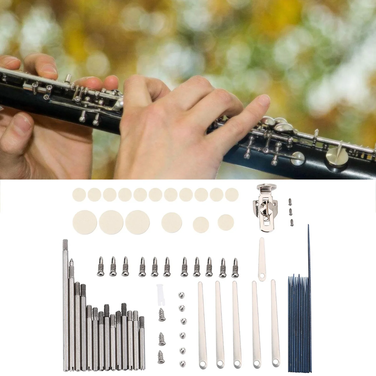 Clarinet Maintanance Tools Instrument Repair Parts Replacement Kit Set ...