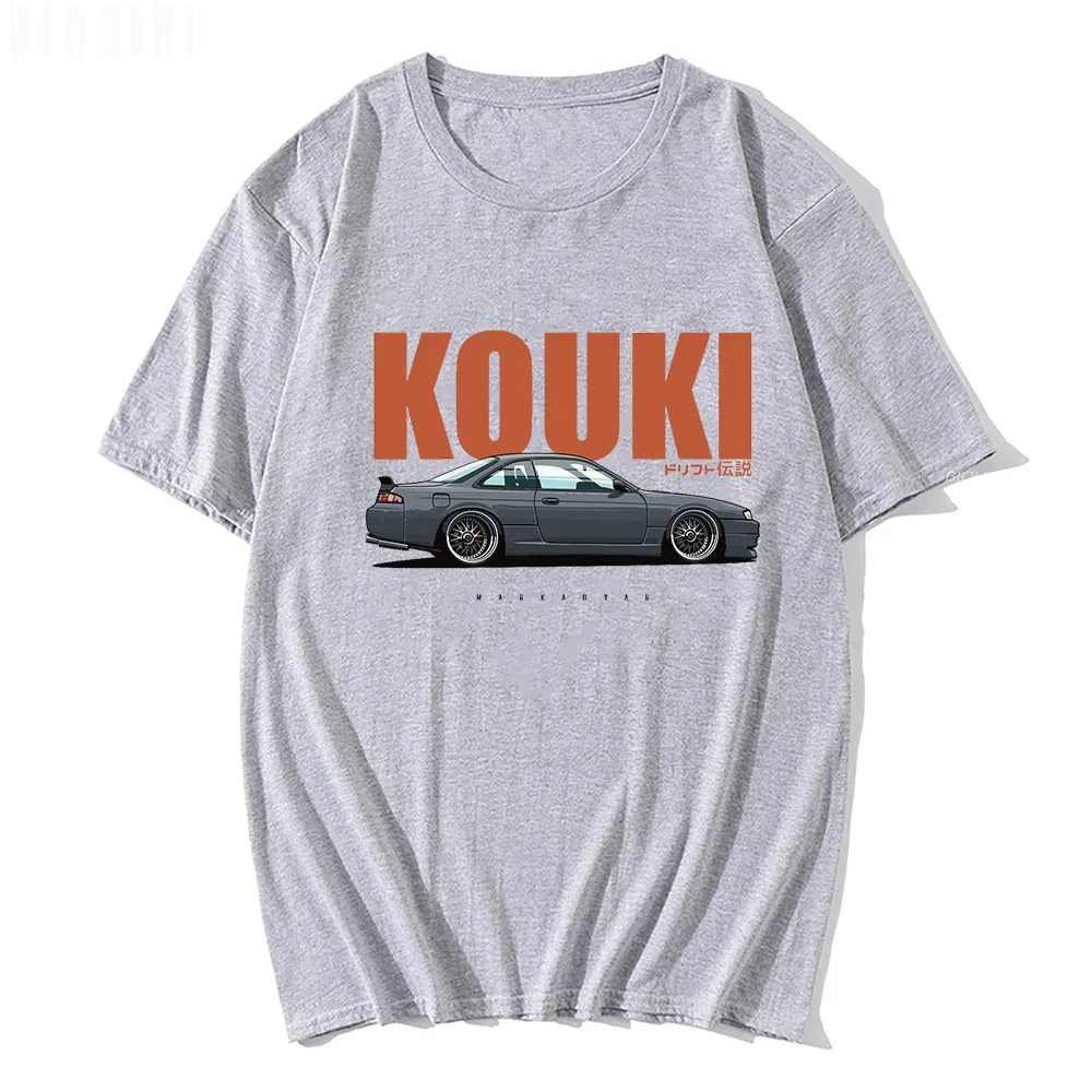 JDM T Shirt for Men CRX Del Sol Initial D Japan Style Streetwear 100% ...