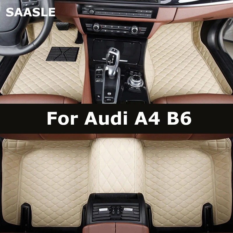 SAASLE-Custom-Car-Floor-Mats-For-Audi-A4-B6-2000-2004-Years-Auto ...